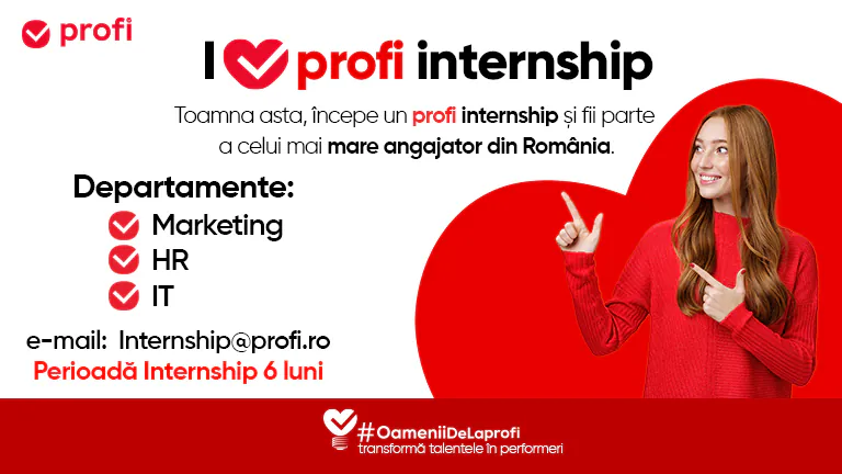 Începe și tu un Profi internship! | Supermarket Profi Romania