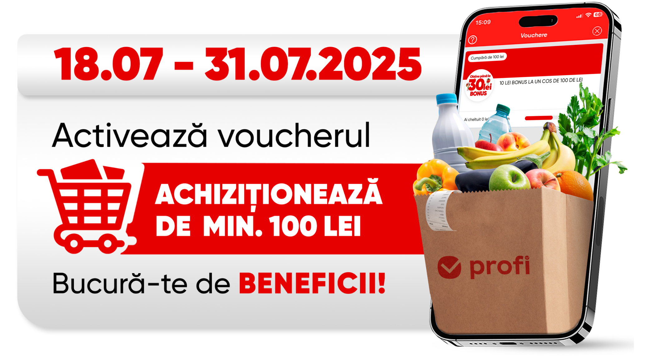 Bonus 10 lei | Supermarket Profi Romania
