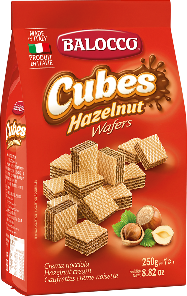 Napolitane Balocco alune / cacao / vanilie 250g | Supermarket Profi Romania